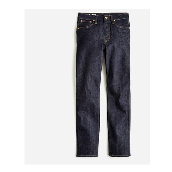 J. Crew | Jeans | New Jcrew Curvy Vintage Slimstraight Jean In Resin ...
